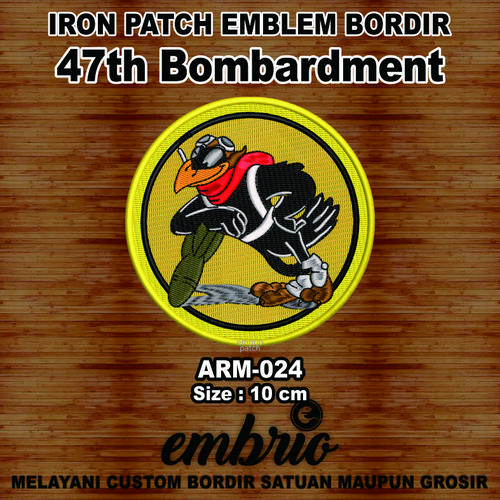 Jual ARM-024 Patch 47th Bombardment Squadron WW2 US Army Air Forces ...