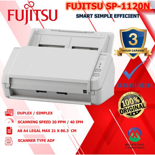 Jual Scanner FUJITSU ScanPartner 1120N /SP1120N ( Network/LAN ...