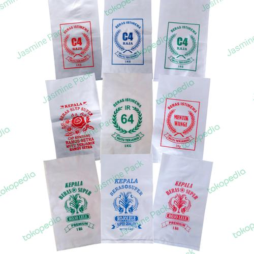 Jual PLASTIK KEMASAN BERAS 1KG (ISI 50LEMBAR) - C4 Merah - Kab. Sleman ...