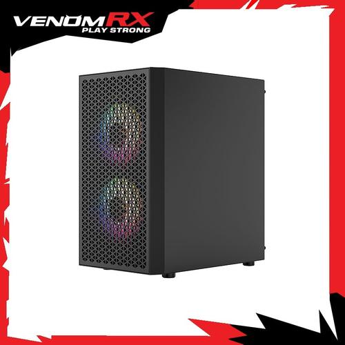 Jual VenomRX Casing PC Baldur Omega M-ATX 3x120mm A-RGB Fan - Putih ...