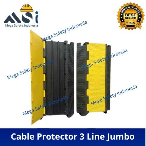 Jual Speed Bump Cable Protector Pelindung Kabel 3 Line Jumbo Cable Ramp ...
