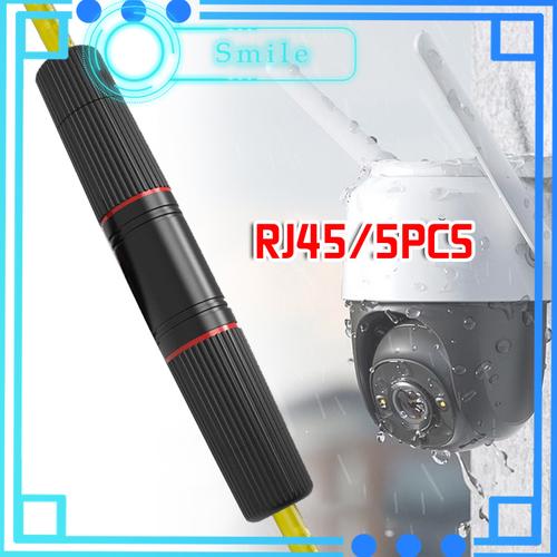 Jual 5 Buah Sambungan RJ45 Outdoor Barrel RJ45 Outdoor Waterproof UTP ...