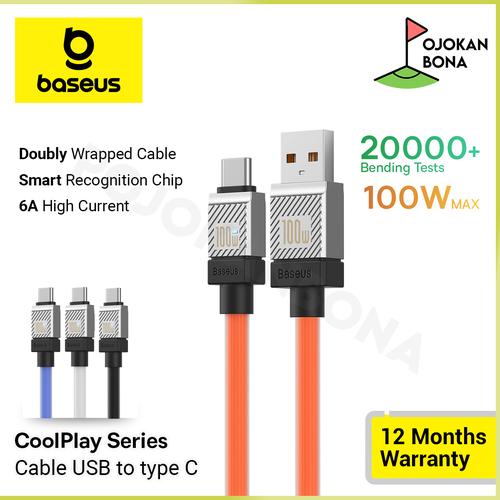 Jual Baseus Kabel Charger CoolPlay Fast Charging USB to Type-C 100W ...