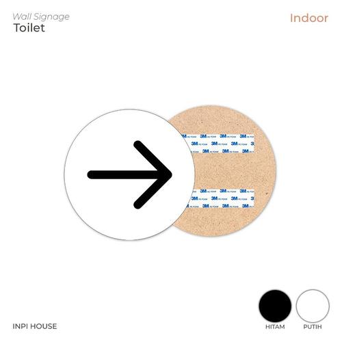 Jual Ass - sign panah toilet umum - signage panah penunjuk arah Best ...