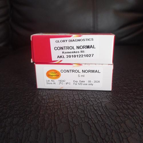 Jual Control Normal / Control Kimia Klinik 5ml Kontrol Normal Glory Diagnos - Jakarta Timur ...