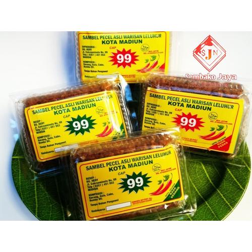 Jual sambel pecel cap 99 asli madiun / bumbu pecel 99 khas madiun 250 ...