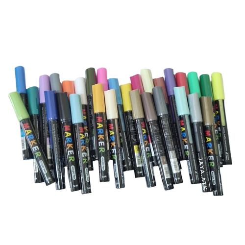 Jual SPIDOL AKRILIK WARNA ACRYLIC MARKER PEN M&G SERBAGUNA KAYU KANVAS ...