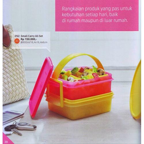 Jual Small Carry Tupperware/ Rantang dua susun - Kota Bekasi ...