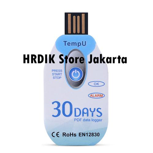 Jual Data Logger Temperature 30days TempU Tzone PC 30 Days Recorder USB ...