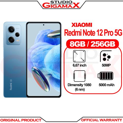 Jual Xiaomi Redmi Note 12 Pro 5G 8/256GB Garansi Resmi - Sky Blue ...