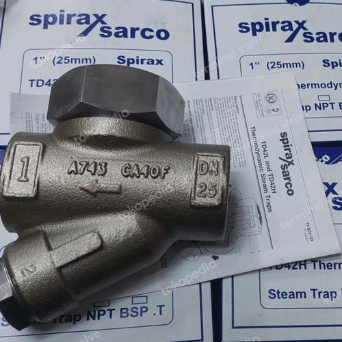 Jual Steam trap spirax sarco td42h 1" /dn25/steam trap spirax sarco ...