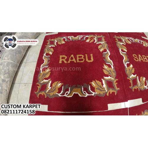 Jual KARPET LIFT TULISAN NAMA NAMA HARI | CUSTOM | PRODUKSI DALAM NEGRI ...