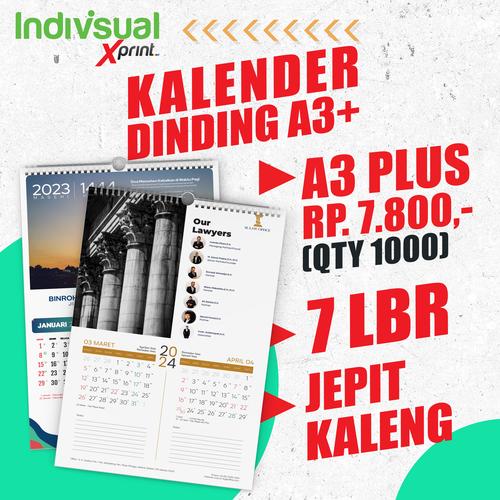 Jual Cetak Kalender Dinding 7 LBR - TERMURAH - CUSTOM - SPIRAL HANGER ...
