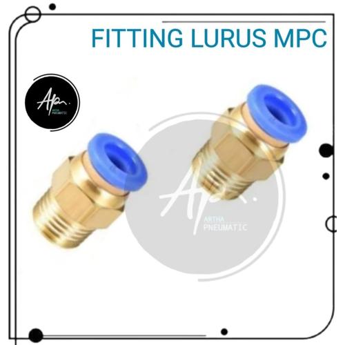 Jual fitting lurus pneumatic mpc 6-m5 pc6-m5 drat m5 - Jakarta Barat ...