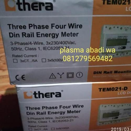 Jual KWH DIGITAL THERA TEM 021-D85G3 +SURAT THERA - Jakarta Pusat - Benicia Official | Tokopedia