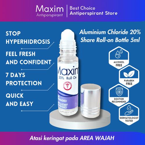Promo Maxim Antiperspirant 20% 5ml / Untuk Keringat di Wajah - Kota ...