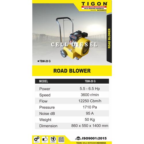 Jual mesin road blower / mesin blower jalan TIGON TBM 20-G - Kab ...
