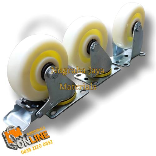 Jual Roda Troli Nylon 3 Inch SAGENWERK Roda Caster Roda Troly - Type ...