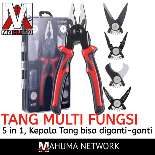 Jual 5 IN 1-TANG KOMBINASI MULTIFUNGSI TANG KAWAT TANG JEPIT KABEL TANG ...