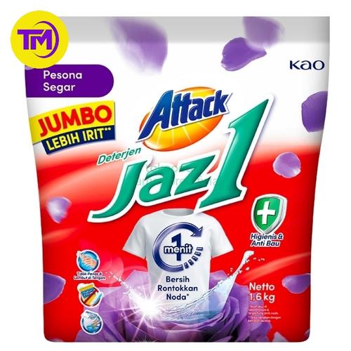 Jual Attack Jazz 1 Deterjen Bubuk Pesona Segar Sabun Cuci Pakaian 1.6kg ...