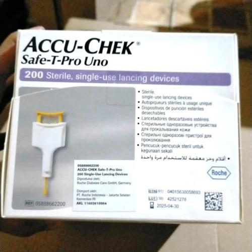 Jual Jarum Lancet Accu Chek Safe T Pro Uno isi 200 - Jakarta Barat ...