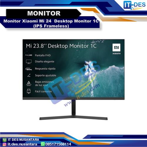 Jual Monitor Xiaomi Mi 24 Desktop Monitor 1C (IPS Frameless) - Kota ...