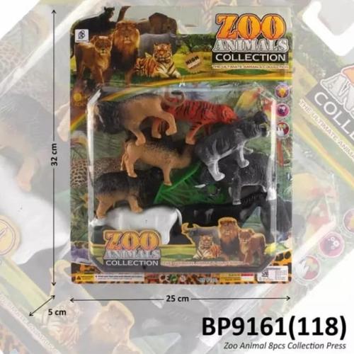 Jual mainan binatang Zoo Animals Collection Wild Animal Farm Animal BP ...