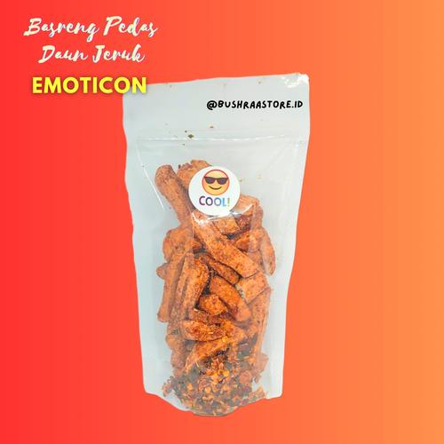 Jual Basreng Viral Emoticon Basreng Daun Jeruk Pedas Emoji 70gr ...