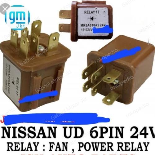 Jual relay alat berat truk 24volt kaki 6 pin 25550-z5004 - Jakarta ...