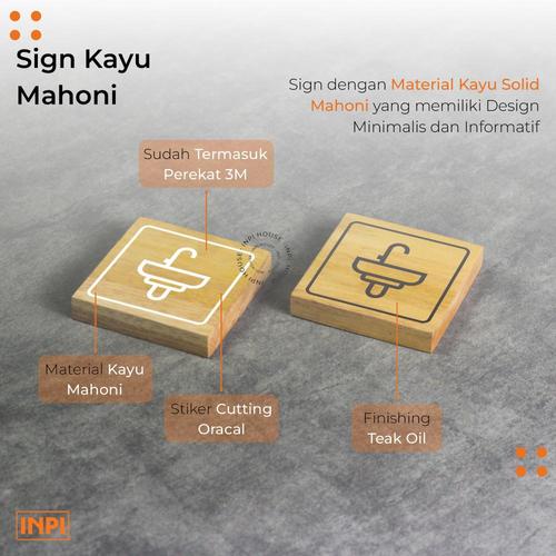 Jual Best Seller kami - wastafel sign system - penanda washtafel - wall ...