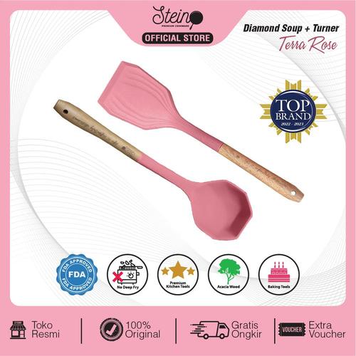 Jual STEIN Bundle Diamond Spatula Set (Soup + Turner) - Pink Iris ...
