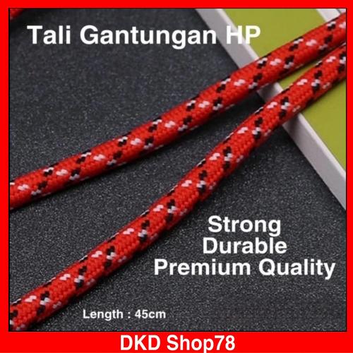 Promo Handphone Strap Tali Gantungan HP Adjustable Braided 45cm LANYARD ...