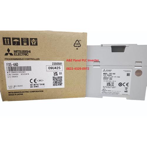 Jual PLC Mitsubishi FX5-4AD FX5 4AD FX54AD analog input module FX5U - Kota Surabaya - A&E Panel ...