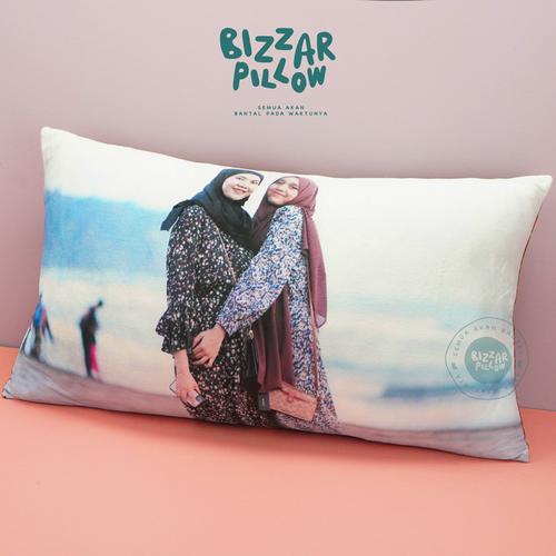 Jual Bantal Custom Foto 80x40cm / Bantal Foto Jumbo - Biru mint - Kota ...
