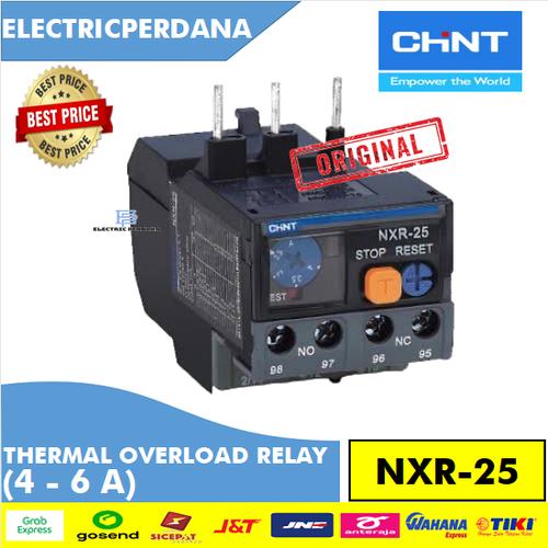 Jual Thermal Overload Relay CHINT NXR-25 - ORIGINAL - 4 - 6A - Jakarta ...
