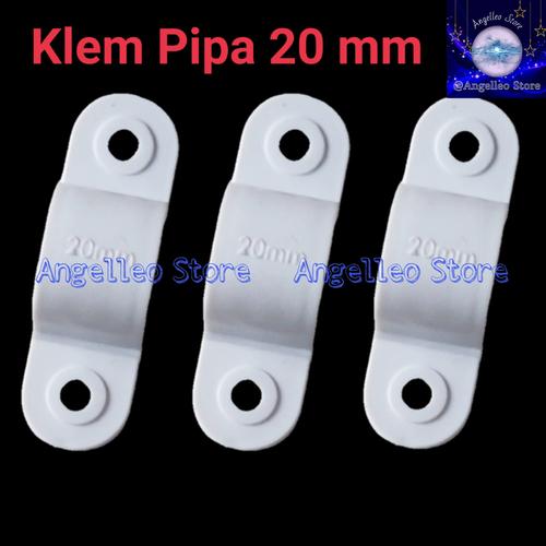 Jual Klem Pipa~Klem Pipa Listrik~Klem Pipa Universal~20 mm~PVC - Kota ...
