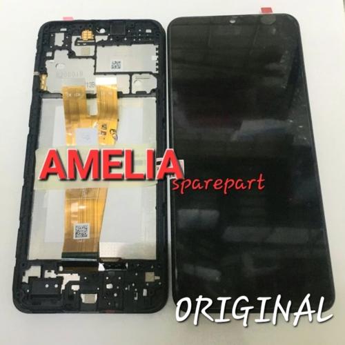 Jual LCD SAM A04 / A045F FULLSET TOUCHSCREEN BLACK - ORI FULSET FRAM ...
