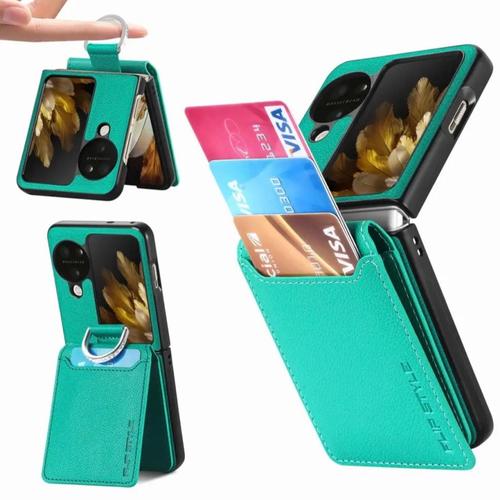 Jual Ring Leather Case OPPO Find N3 Flip Wallet Card Slot Casing Flip ...