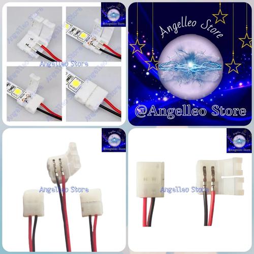 Jual Soket LED Strip~Konektor LED Strip~Plus Kabel~2 Pin - 8 mm - Kota ...