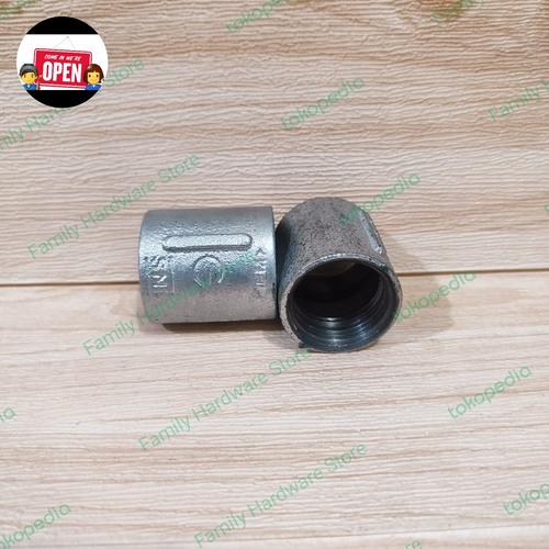 Jual Socket Galvanis Besi 1" Sock Galvanized Shock 1 inch Drat Dalam ...
