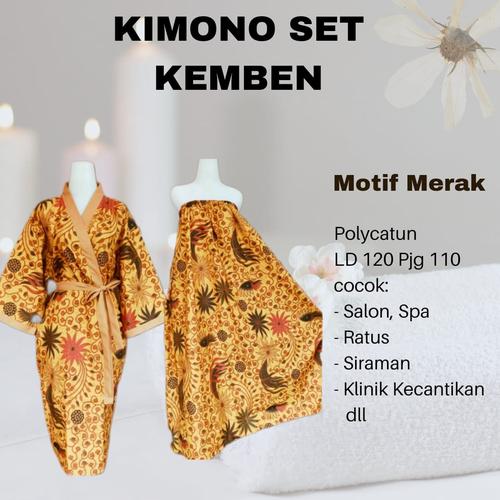 Jual Kimono Set Kemben salon spa hotel batik klasik - Kota Surakarta ...