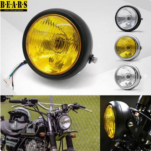 Jual Headlamp Lampu depan Motor Custom 5.75 Japstyle Caferacer Tracker ...