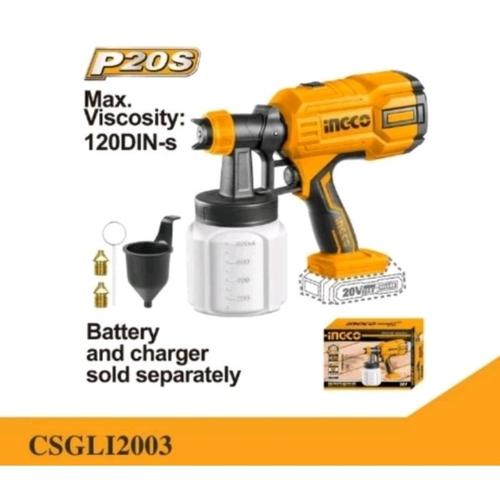 Jual Ingco Spray Gun CSGLI2003 Cordless Battery Semprotan Cat Baterai ...