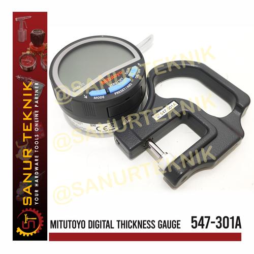 Jual MITUTOYO 547-301A Digital Thickness Gauge Gage Flat Type 0-10mm 0,01mm - Kota Surabaya ...