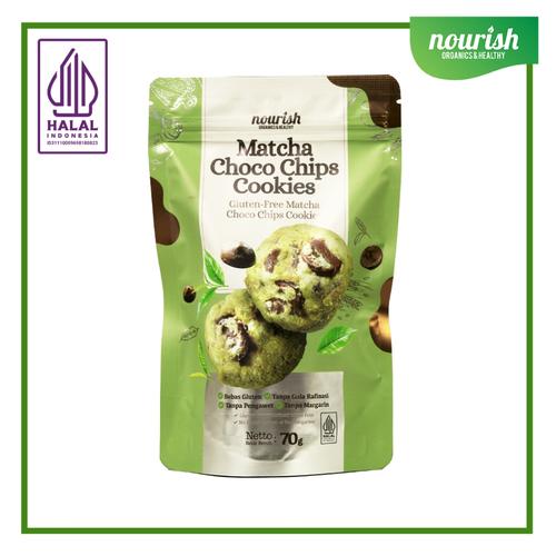 Promo Matcha Choco Chips Cookies - Gluten Free Matcha Cookies 70gr ...