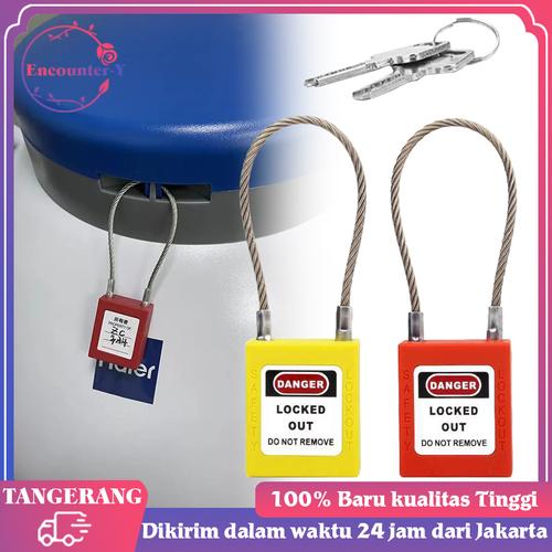 Jual Gembok Safety Padlock Loto Wire Gembok Master Lock Gembok Loto ...