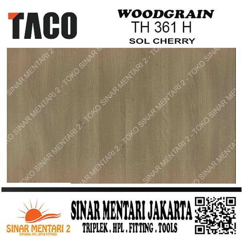 Jual TACO HPL WOODGRAIN TH 361 H SOL CHERRY - Jakarta Barat - Sinar ...