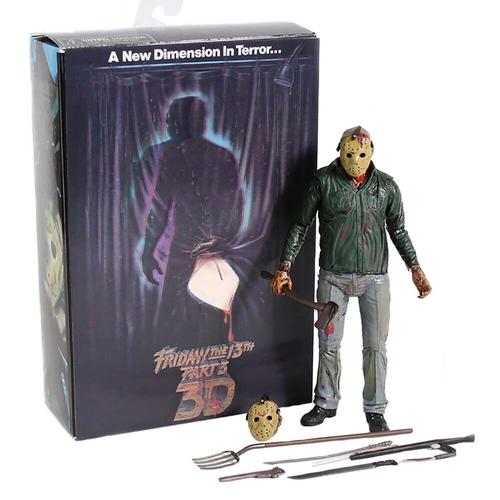 Jual Neca 7" Friday the 13th Part III 3D Jason Voorhees Ultimate ...