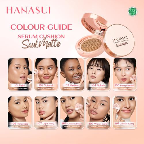Jual HANASUI SERUM CUSHION | SOULMATTE | FIT SETTING POWDER ...