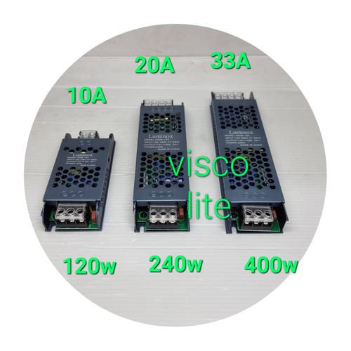Jual psu led cctv 12volt 10a 20a 33a - trafo driver led 120w 240w 400w ...